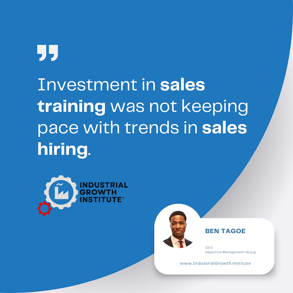 Ben Tagoe on Using Data and Analytics to Improve B2B Sales